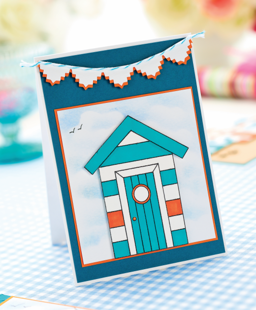 Beach Hut Cards - Free Craft Project – Card Making - Crafts Beautiful ...