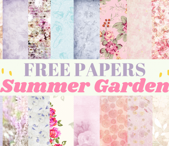 Free Summer Garden Papers - Free Card Making Downloads | Papercraft ...
