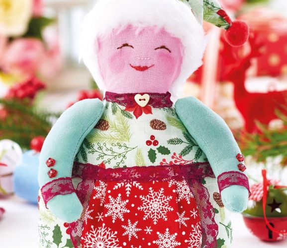 Mr & Mrs Claus Sewing Project - Free Card Making Downloads | Stitching ...