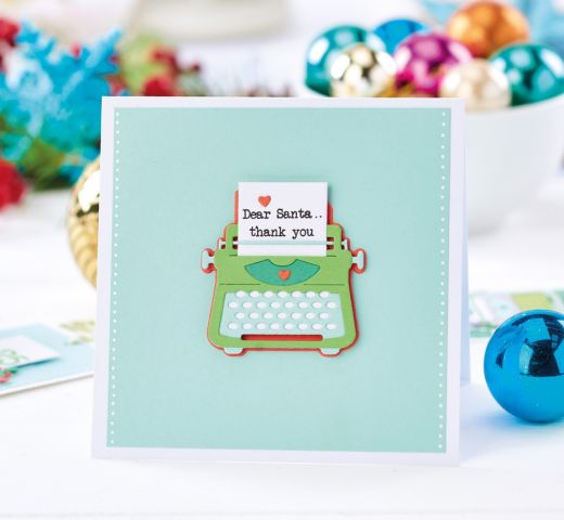 Die-Cut Typewriter Greetings - Free Card Making Downloads | Card Making ...