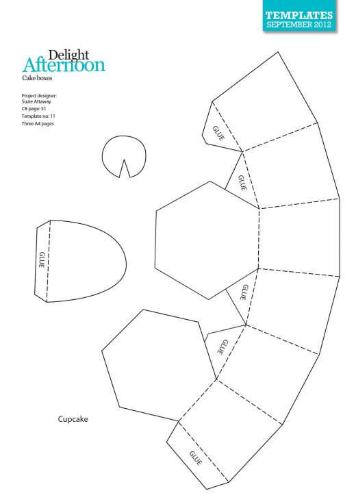Cake Boxes - Free Card Making Downloads | Card Making | Digital Craft ...