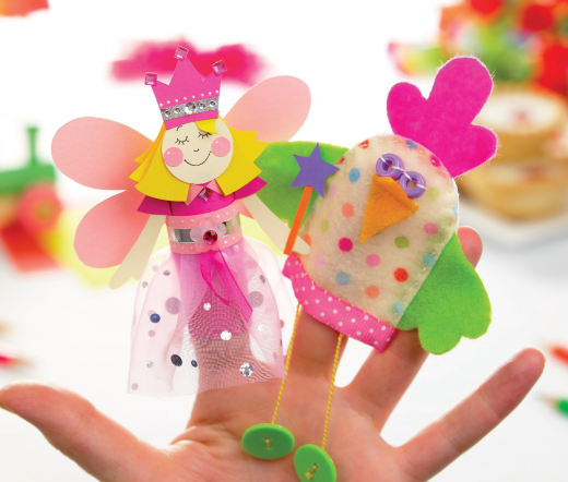 Children’s Finger Puppets - Free Craft Project – Papercraft - Crafts ...