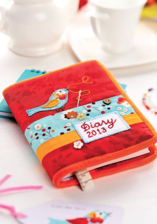 Diary Cover Embroidery Pattern - Free Card Making Downloads | More ...