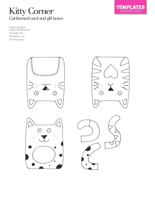 Kitty Corner - Free Card Making Downloads | Card Making | Digital Craft ...
