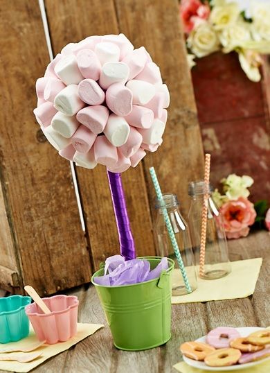 Marshmallow Sweet Tree - Free Craft Project – More Crafts - Crafts ...