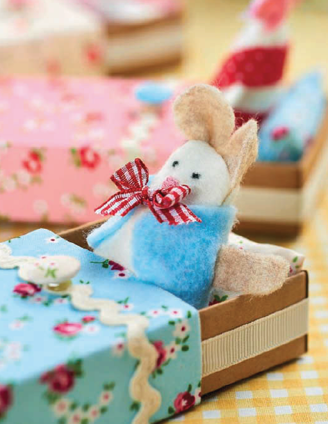 Matchbox Mice - Free Craft Project – Stitching - Crafts Beautiful Magazine