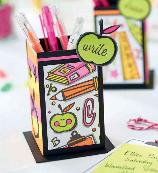 Back To School Stationery Set - Free Craft Project – Papercrafting ...