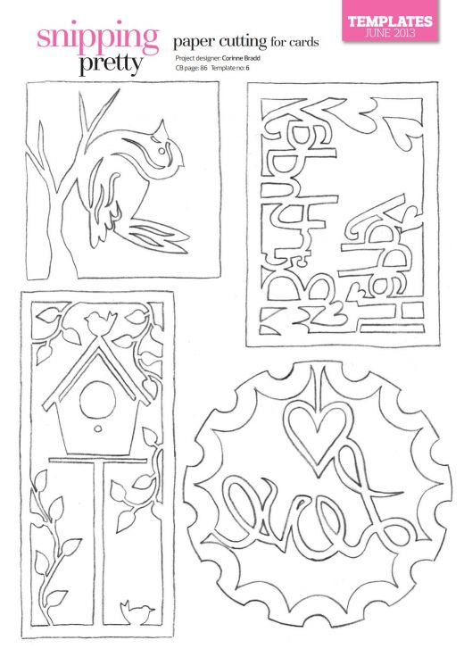 Paper Cutting For Cards - Free Card Making Downloads | Card Making ...