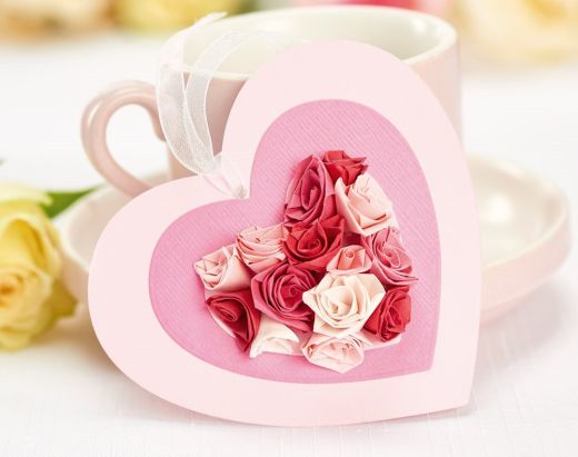 Easy Rolled Paper Roses Free Craft Project Papercrafting Crafts Beautiful Magazine